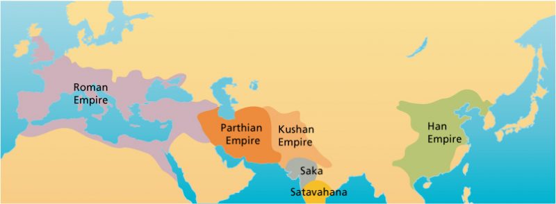 Map of ancient empires, 100 AD - Robert Toth, Art, Graphics & Web ...